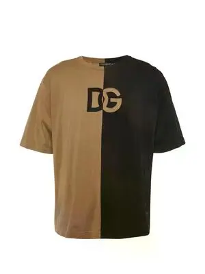 Dolce & Gabbana Dg Appliqué T-shirt - Neutrals