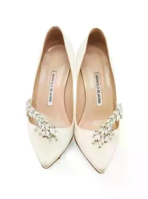 Manolo Blahnik Nadira Crystal-embellished Pumps