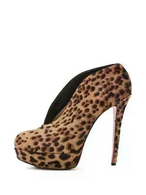 CHRISTIAN LOUBOUTIN Leopard-print Calf Hair Heeled Pumps - Neutrals
