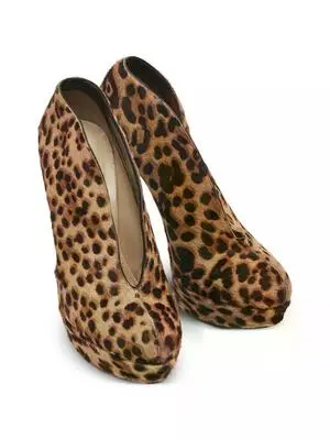 CHRISTIAN LOUBOUTIN Leopard-print Calf Hair Heeled Pumps - Neutrals