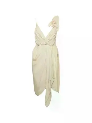 Alice + Olivia Melanie Draped Mini Dress