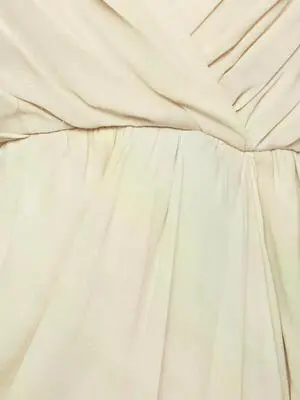 Alice + Olivia Melanie Draped Mini Dress