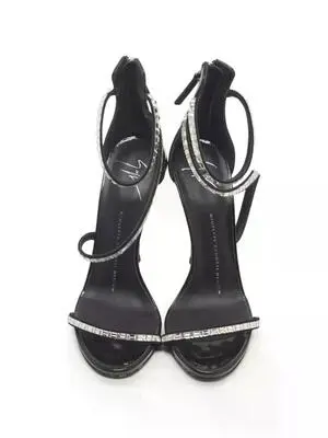 GIUSEPPE ZANOTTI Crystal-embellished Ankle-strap Stiletto Sandals
