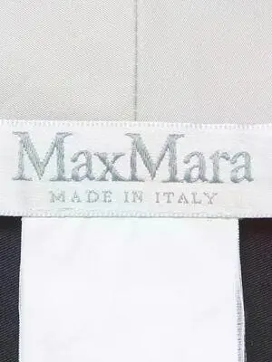 Max Mara Contrast-collar Midi Dress