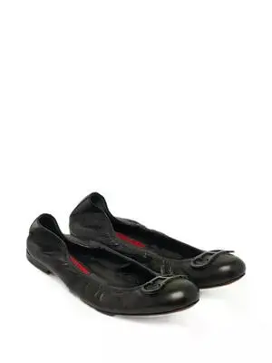 Carolina Herrera Logo-plaque Ballet Flats