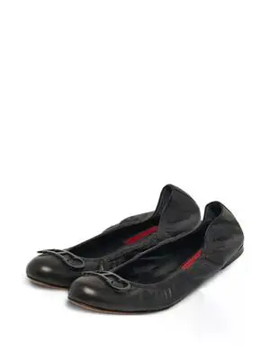 Carolina Herrera Logo-plaque Ballet Flats