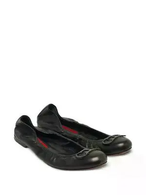 Carolina Herrera Logo-plaque Ballet Flats