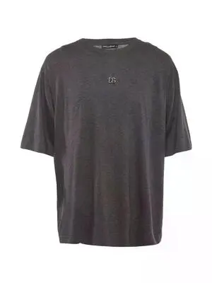 Dolce & Gabbana Dg Plaque T-shirt - Grey