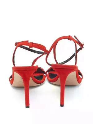 GIUSEPPE ZANOTTI Crystal-embellished Ankle-strap Heeled Sandals