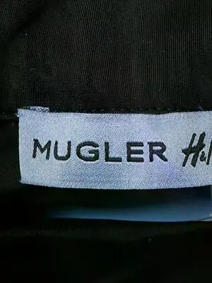 Thierry Mugler X H&m Tulle-trim Mini Dress