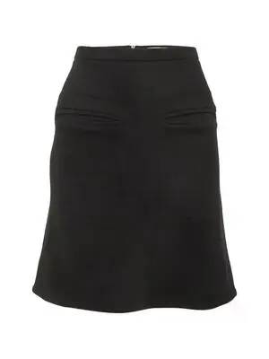 Balenciaga A-line Midi Skirt - Black