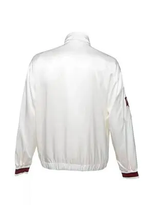 Dolce & Gabbana Embroidered-slogan Satin Bomber Jacket
