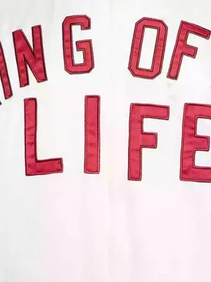 Dolce & Gabbana Embroidered-slogan Satin Bomber Jacket