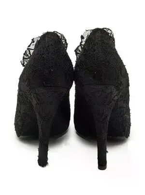 Dolce & Gabbana Lace Round-toe Pumps