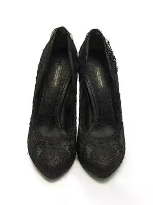 Dolce & Gabbana Lace Round-toe Pumps