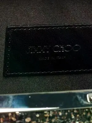 JIMMY CHOO Celeste Glitter Clutch Bag