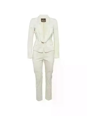 Roberto Cavalli Paisley Embroidered Suit