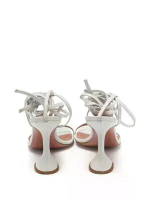 Amina Muaddi Lori Leather Sandals