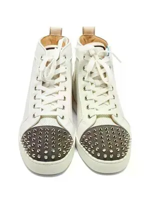 CHRISTIAN LOUBOUTIN Fun Lou Spikes High-top Sneakers