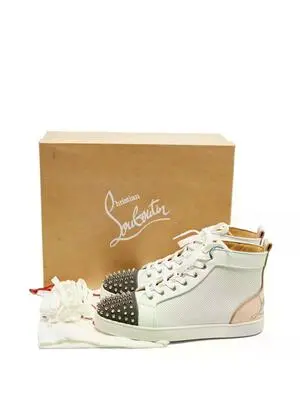 CHRISTIAN LOUBOUTIN Fun Lou Spikes High-top Sneakers