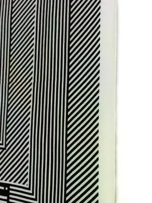 JOOP! Aika Patterned Scarf - White