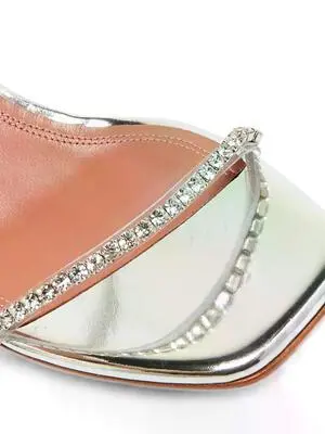Amina Muaddi Gilda Crystal-embellished Sandals