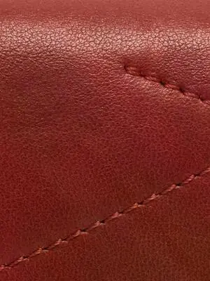 LANVIN Sugar Chain-strap Leather Shoulder Bag - Red
