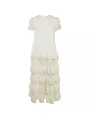 Maje Ralaxy Ruffled Maxi Dress