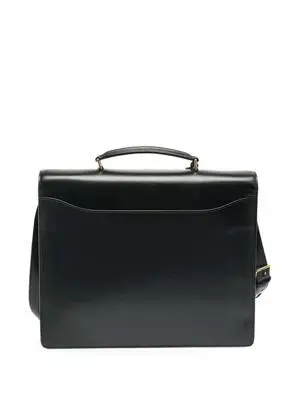 Celine 2019 Small Cartable Leather Briefcase - Black
