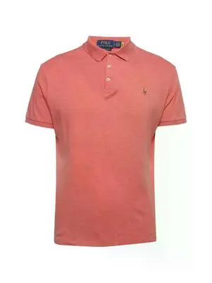 Polo Ralph Lauren Embroidered-logo Polo Shirt - Pink