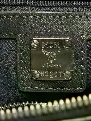 Mcm Leather Tote Bag