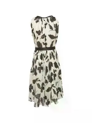Carolina Herrera Printed A-line Midi Dress