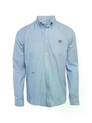 Kenzo Cotton Button-down Shirt - Blue