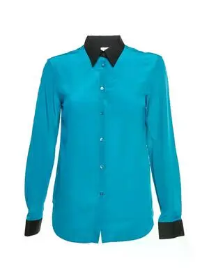 Missoni Contrast-collar Long-sleeve Shirt