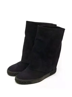 Casadei Renna Gotham Wedge Sneakers