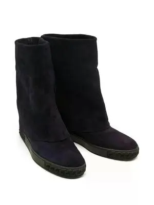 Casadei Renna Gotham Wedge Sneakers