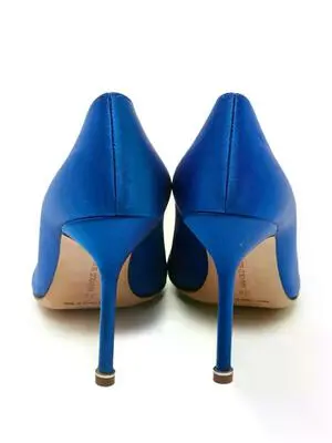 Manolo Blahnik X Vetements Satin Ankle-wrap Pumps