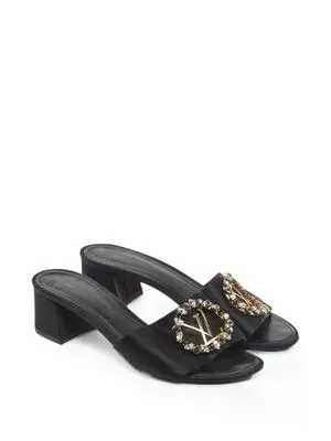 LOUIS VUITTON Madeleine Crystal-embellished Heeled Sandals