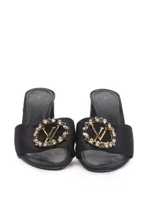 LOUIS VUITTON Madeleine Crystal-embellished Heeled Sandals