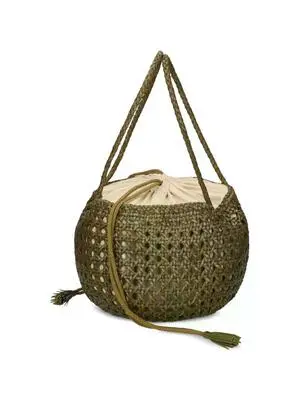 Dragon Diffusion Juventus Woven Leather Bucket Bag
