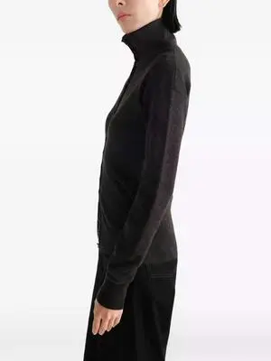 LEMAIRE Button-up Wool Cardigan - Brown