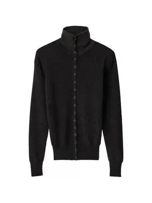 LEMAIRE Button-up Wool Cardigan - Brown