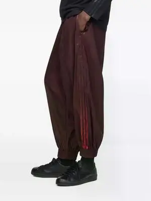 Y3 Gradient 3-stripes Nylon Track Trousers - Brown