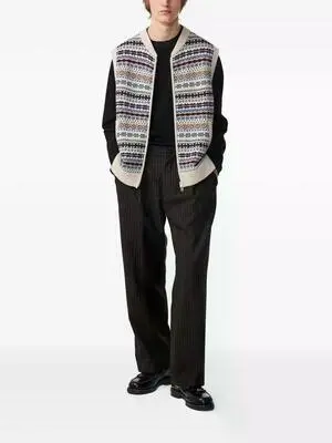 Nn07 Robbie Fair Isle Knitted Vest