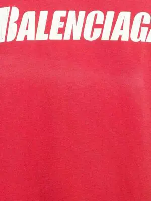 Balenciaga Logo-print Distressed T-shirt