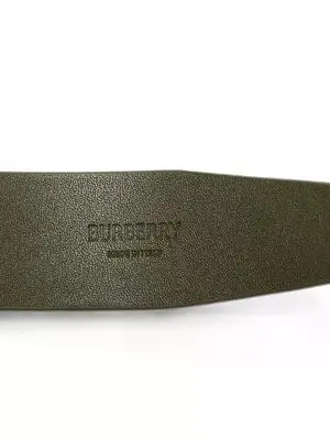 Burberry Shield Buckled Leather Belt