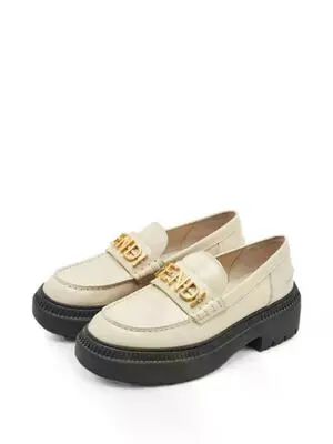 Fendi Fendigraphy Platform Loafers - Neutrals