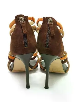 Carolina Herrera Ankle-strap Suede Sandals