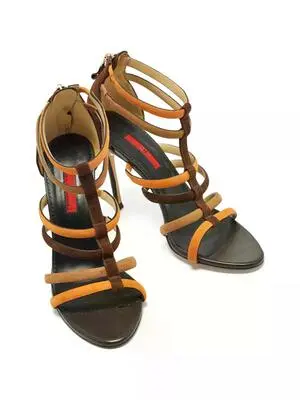 Carolina Herrera Ankle-strap Suede Sandals