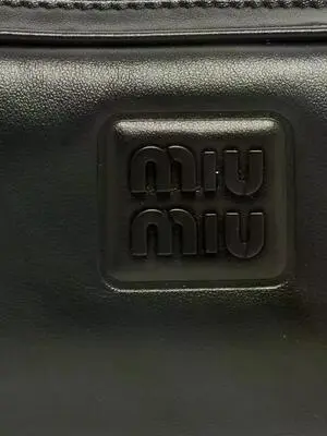 Miu Miu Leather Embossed Logo Belt Bag